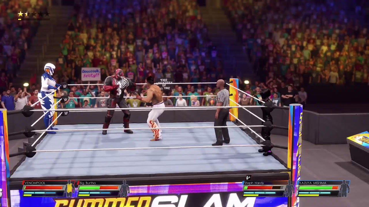 WWE 2K 22 title match with the homie - YouTube