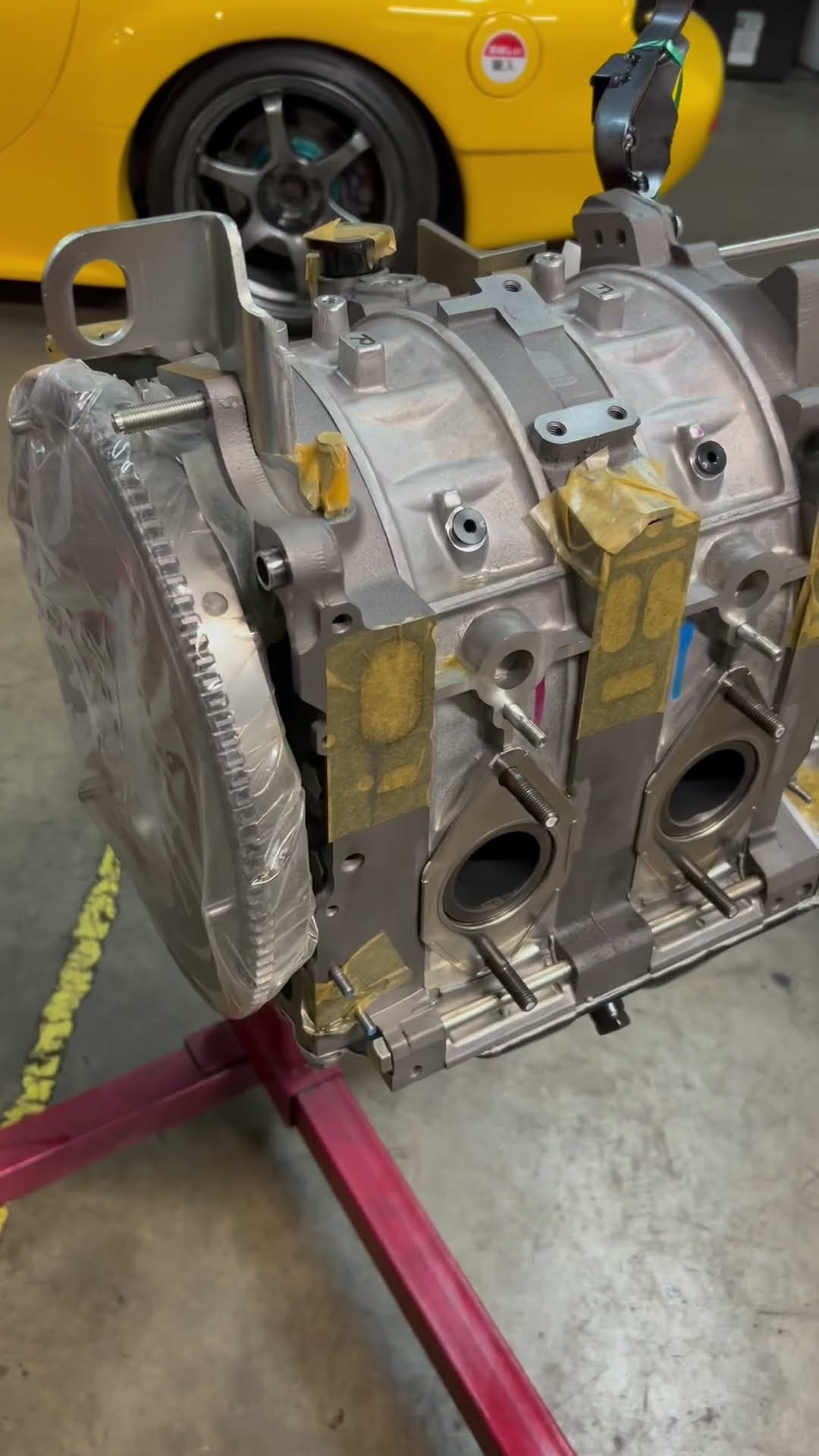 New 13B REW Rotary Engine + Single Turbo #rotaryengine #fd3s #rx7 # ...