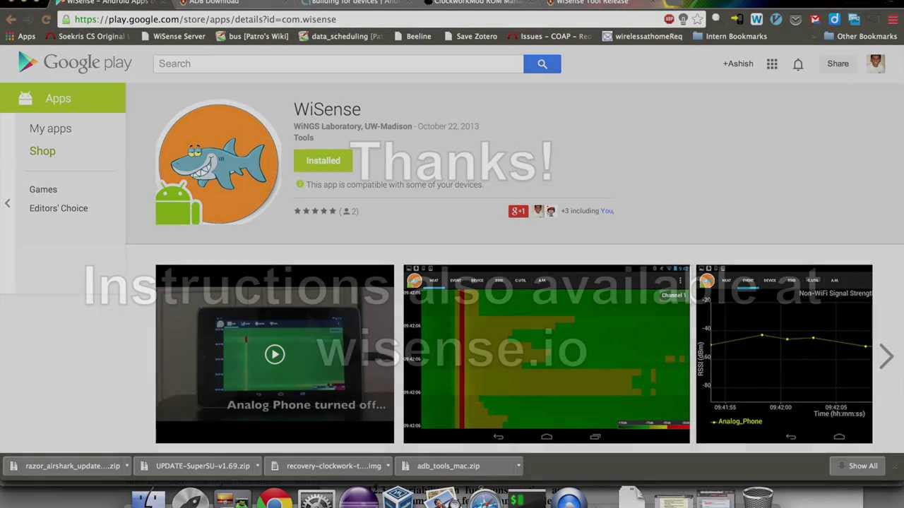 Wisense installation instructions - YouTube