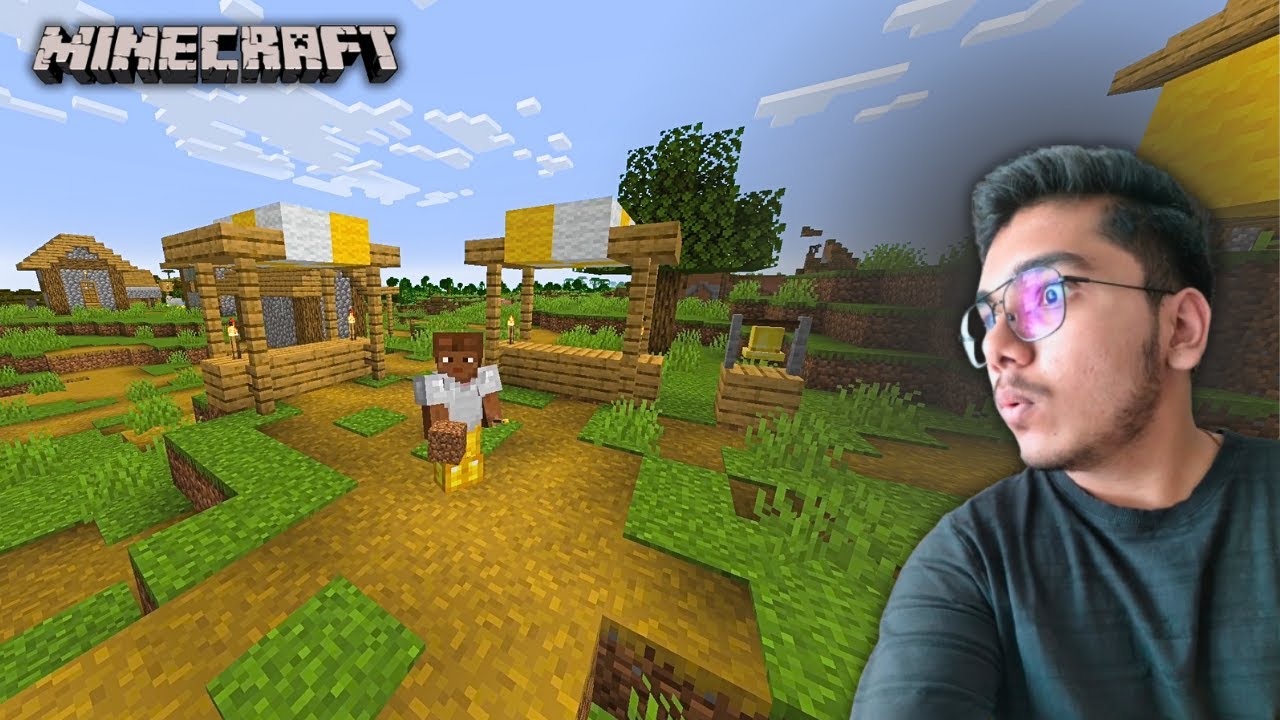 Found A BIg Village Far From My House | Minecraft Survival Day 4 - YouTube