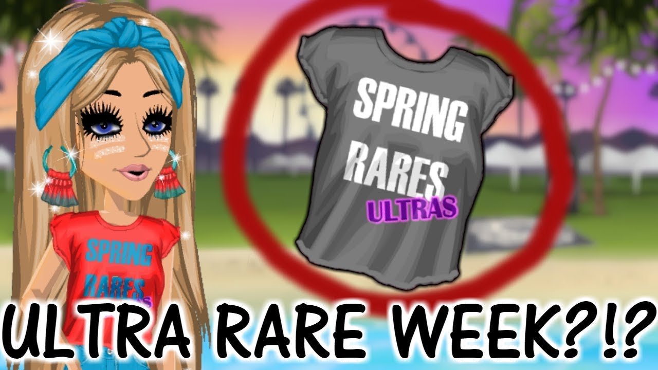 2018 MSP RARE WEEK IS COMING!!! || Grace Gaming || Moviestarplanet ...