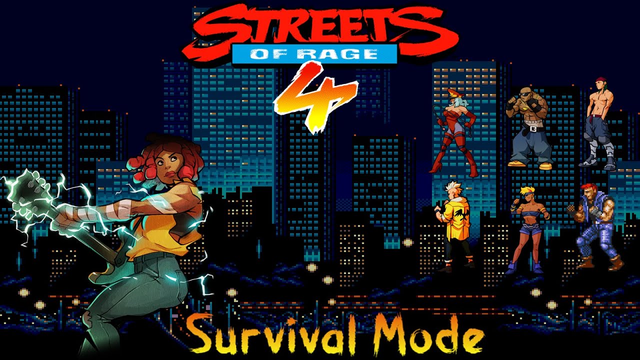 How Long Can We Survive The Simulation- Streets Of Rage 4 (Survival ...