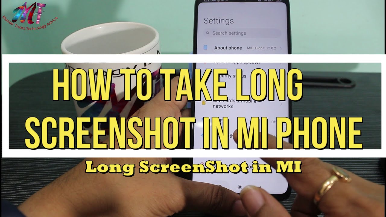 How To Take Long Scrolling Screenshot In Xiaomi Redmi Mi Phone [MIUI ...