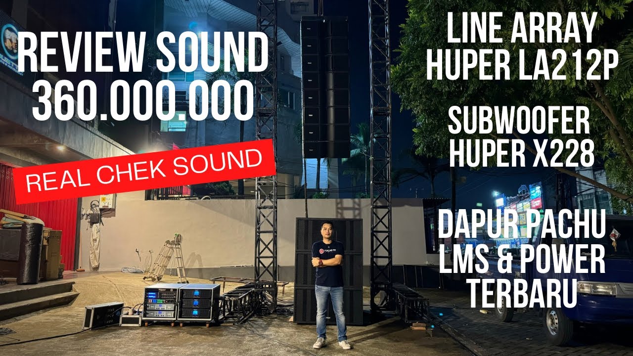 Paket Sound 360.000.0000// HUPER LA212P // Huper X228 // Huper HX22TD ...