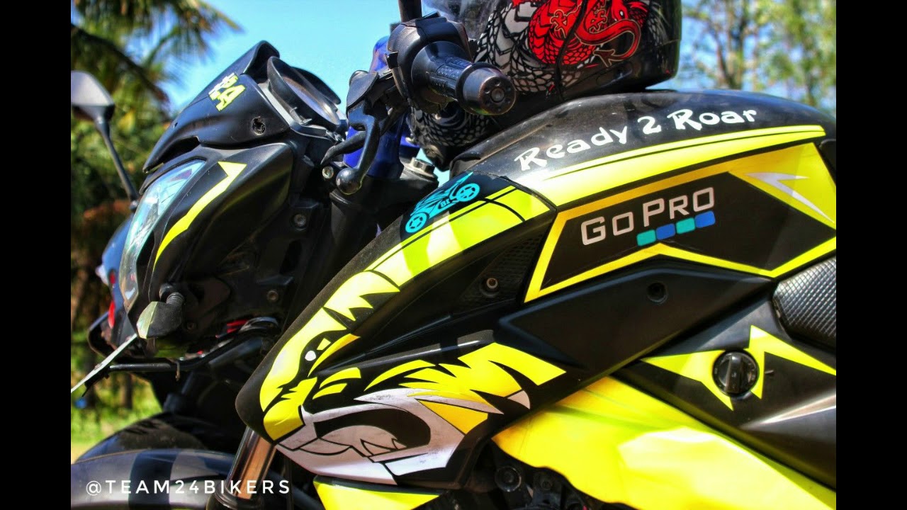 Top 10 Nakedsport (NS200) stickers modification - YouTube