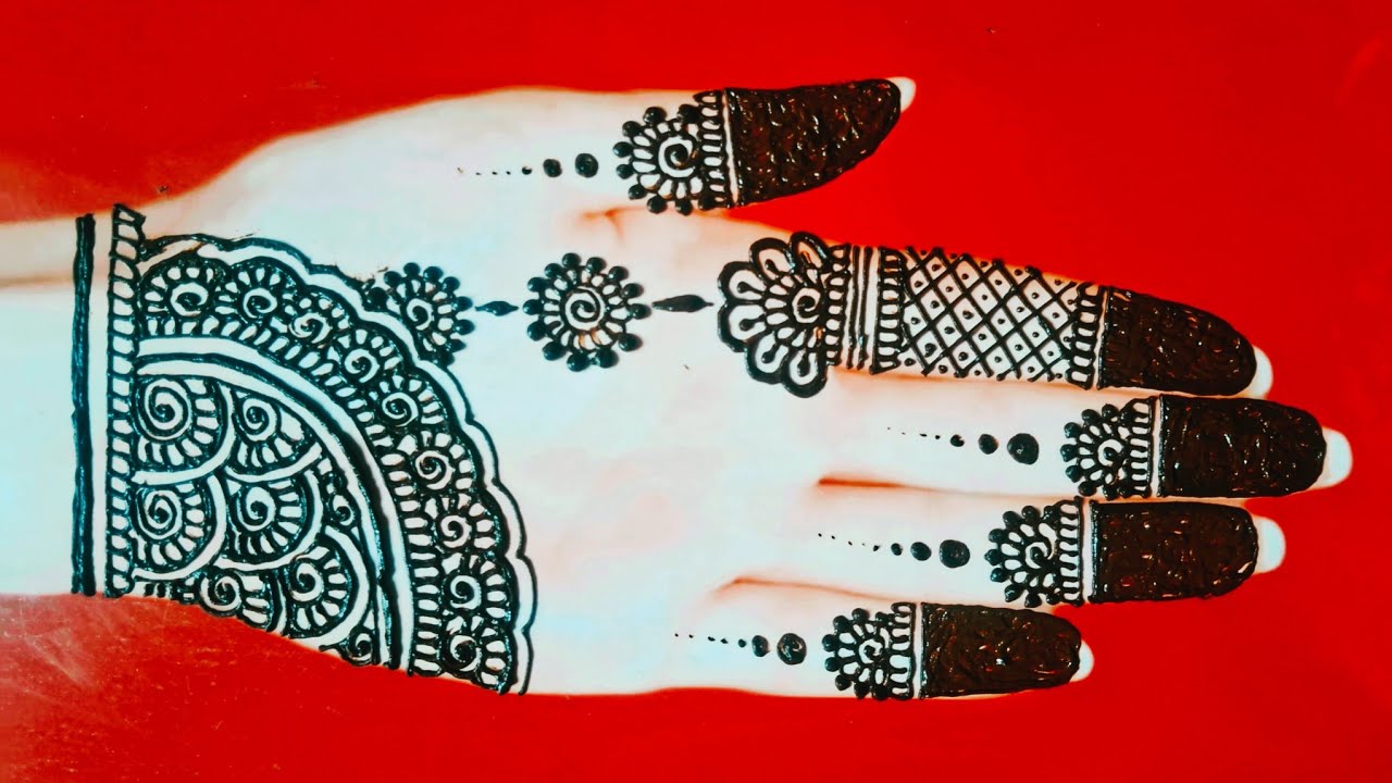 mehandi ke design | mehndi design simple | mehndi designs | मेहंदी ...