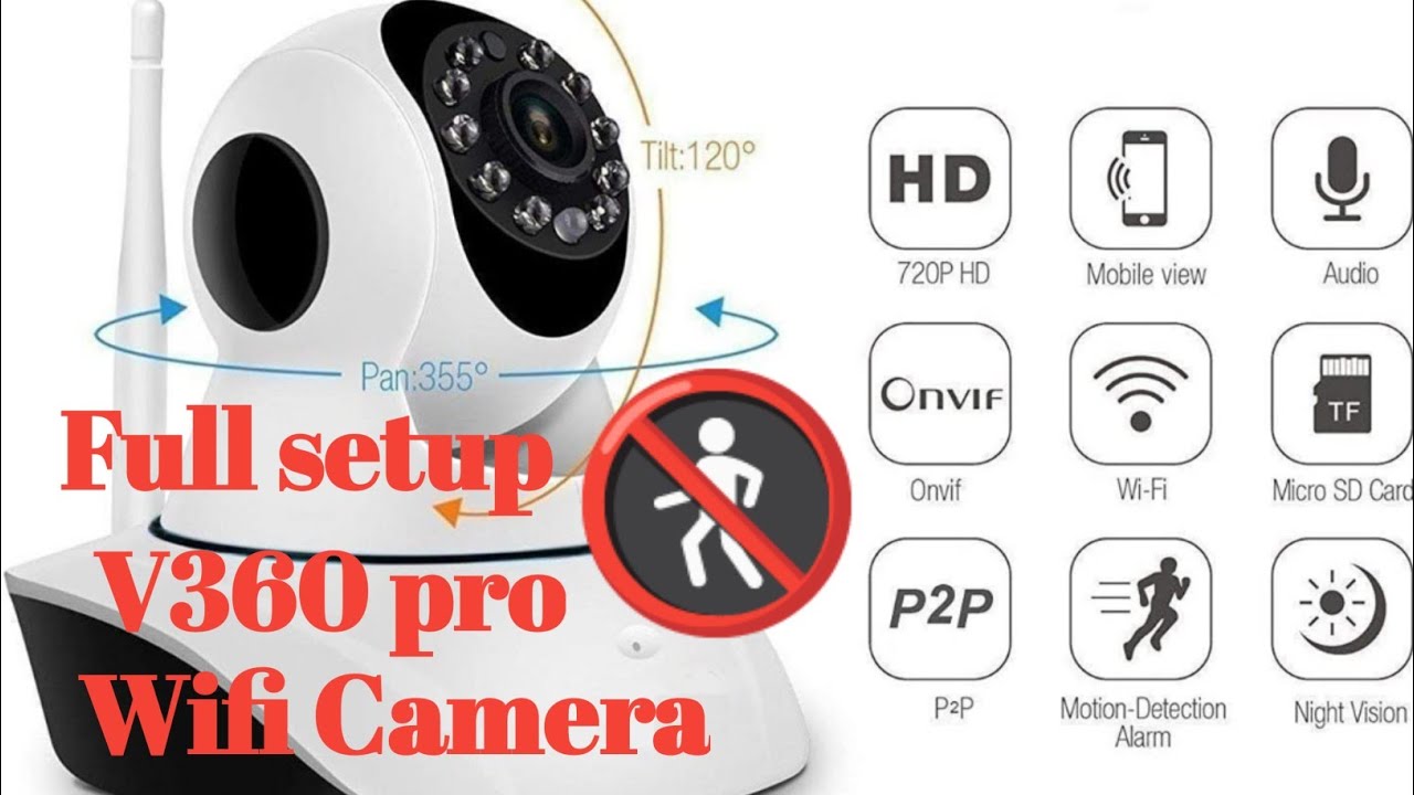 V360 pro WiFi Camera unboxing, details and full setup. v360 pro वाई फाई ...
