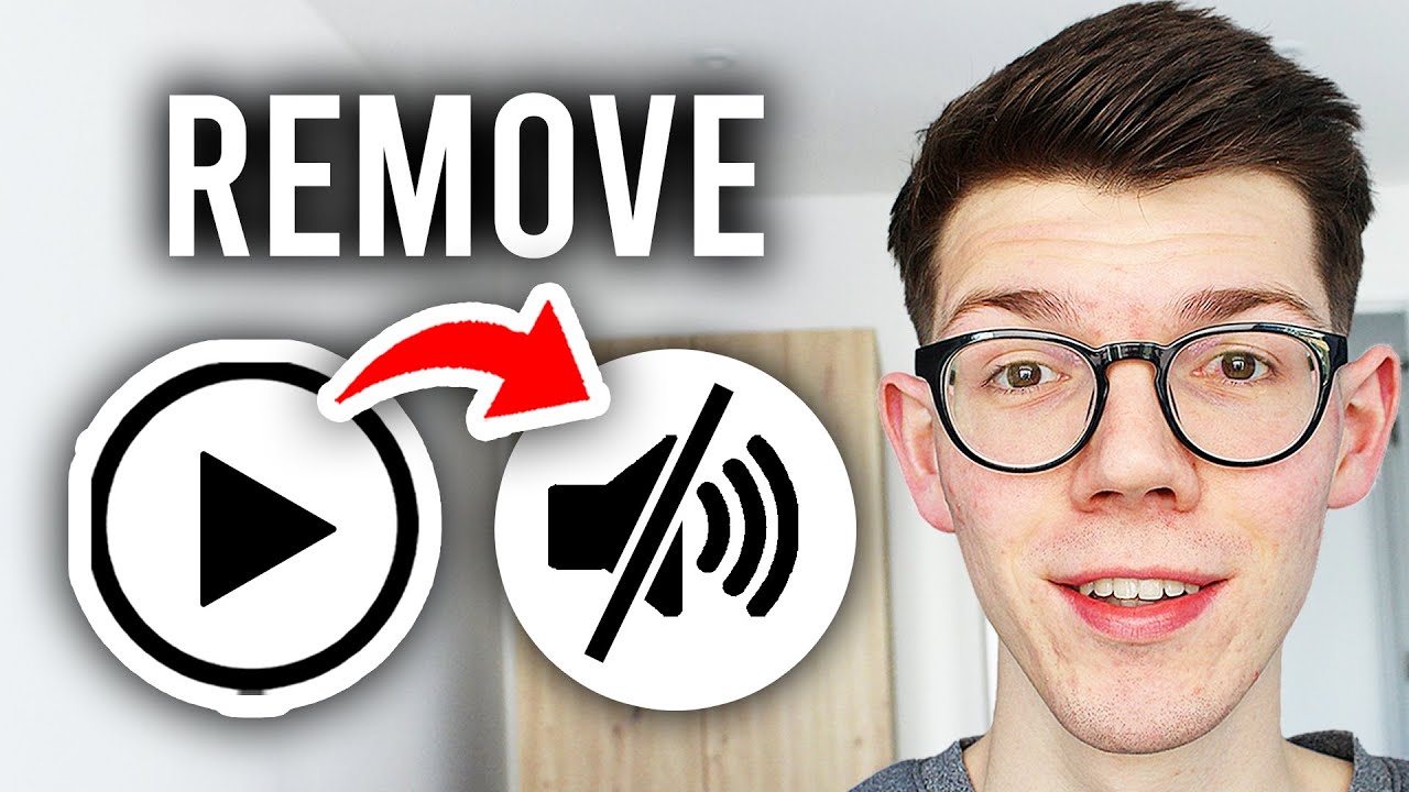 How To Remove Sound From Video - Step By Step - YouTube