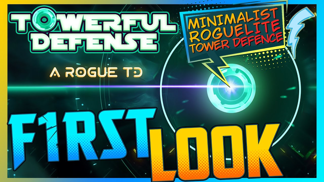 Minimalist Roguelite Tower Defense In SPACE 『First Look』 Towerful ...