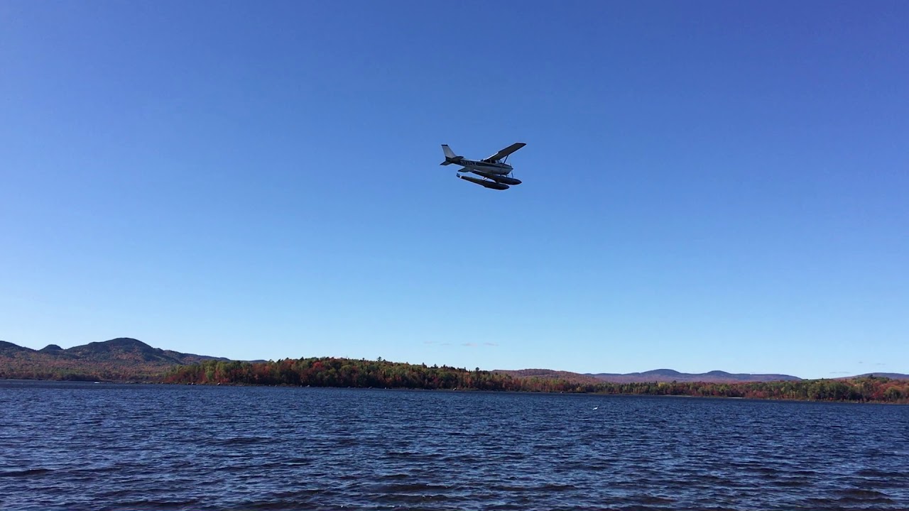 Breezy water landing - YouTube