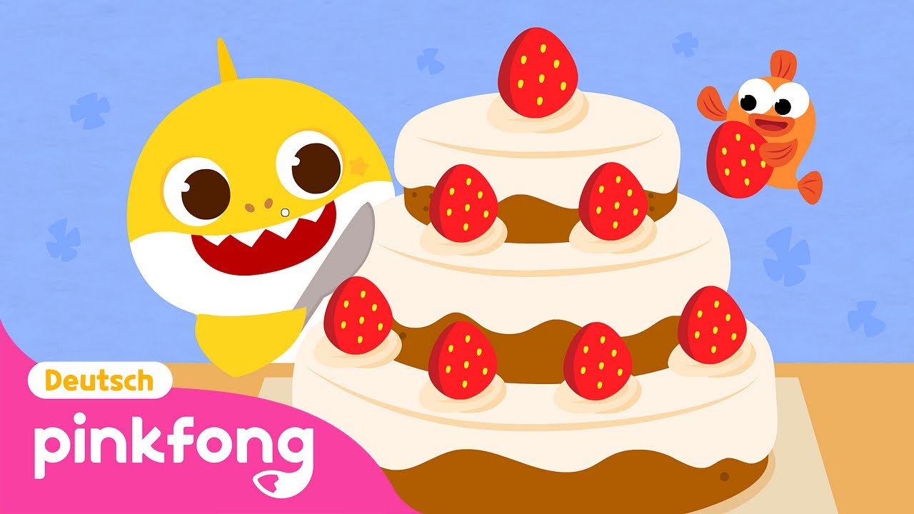 Heute backen wir ’ne Torte! ㅣBaby-Hais SchultagㅣBaby Shark Deutschㅣ ...