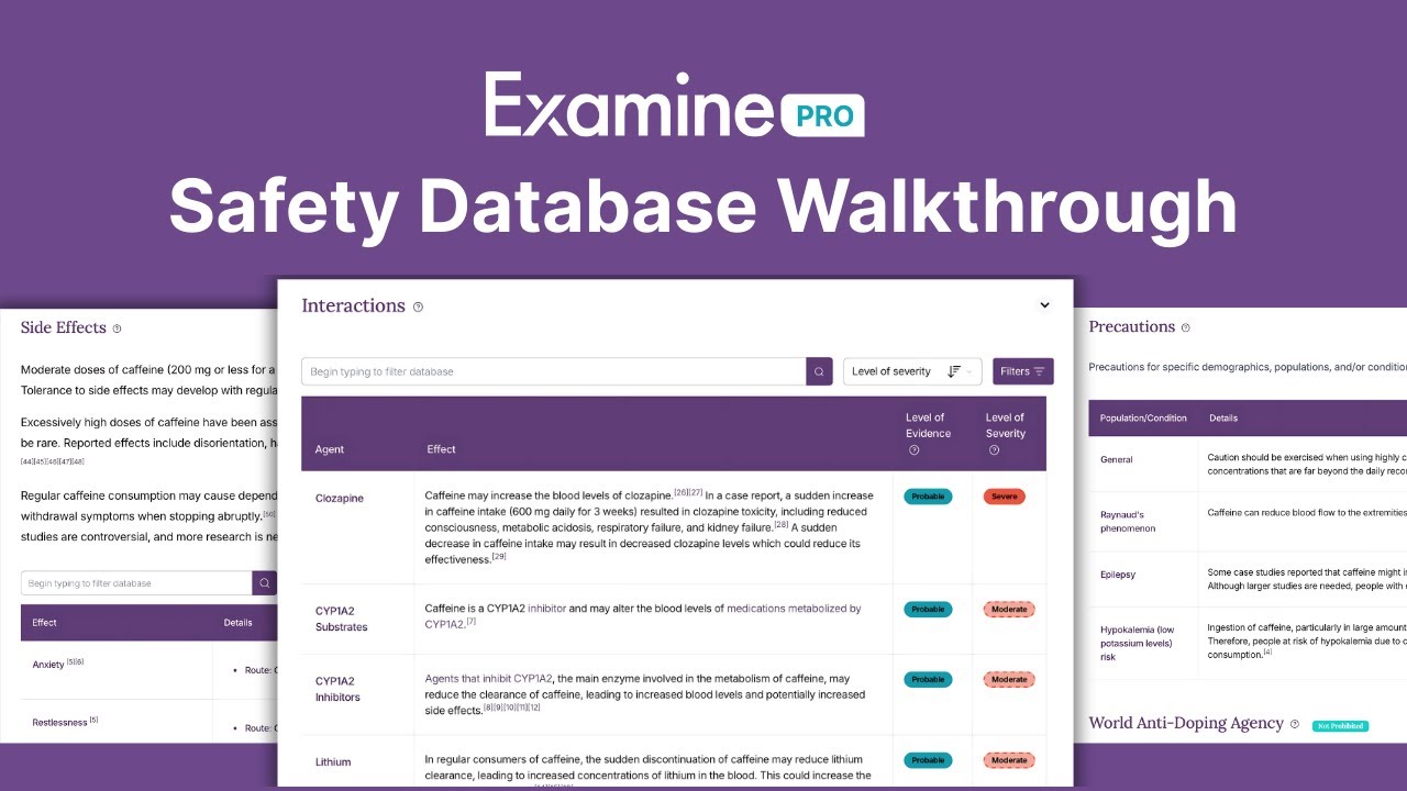 Examine Pro: How to Use the Safety Database - YouTube