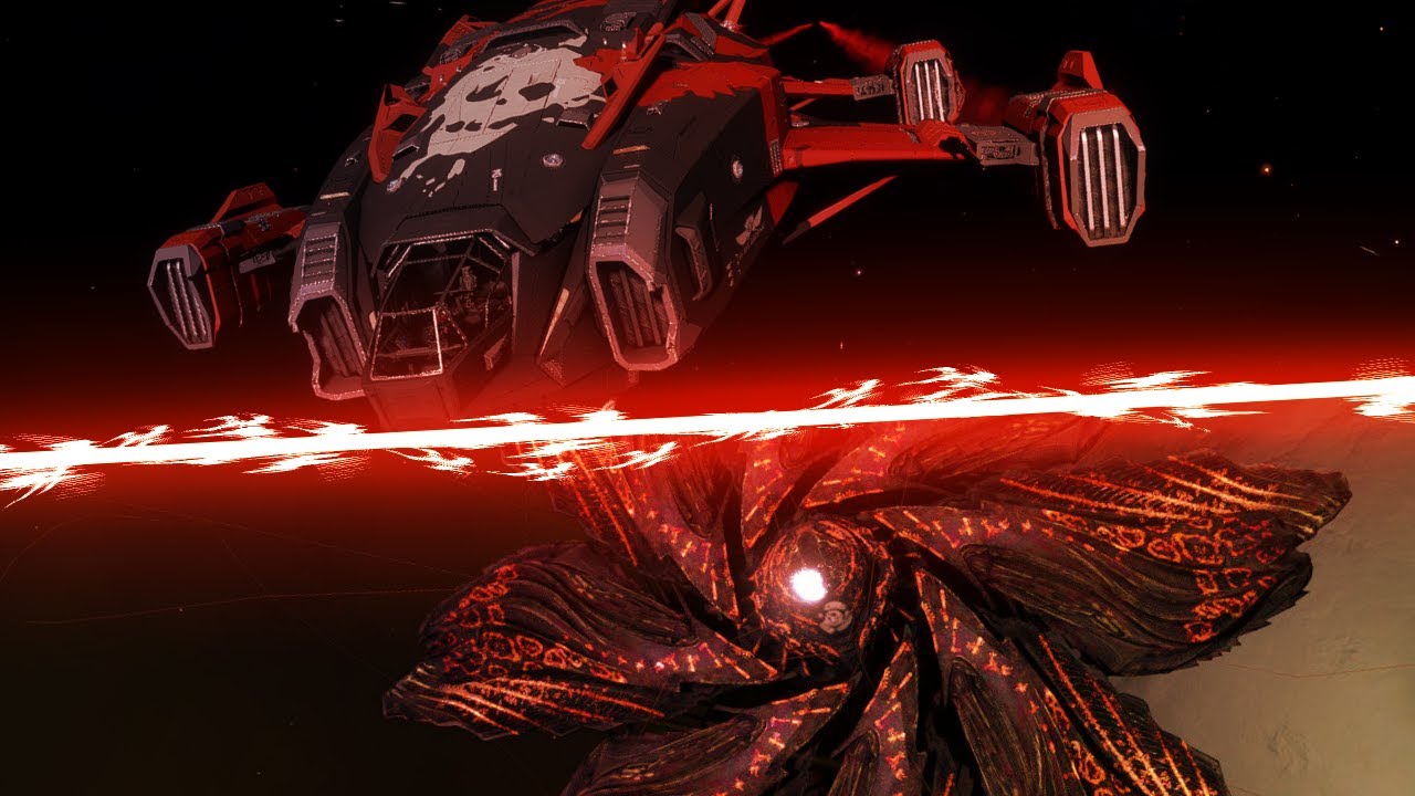 [Elite Dangerous] Thargoid Basilisk / FA-OFF / Alliance Chieftain - YouTube