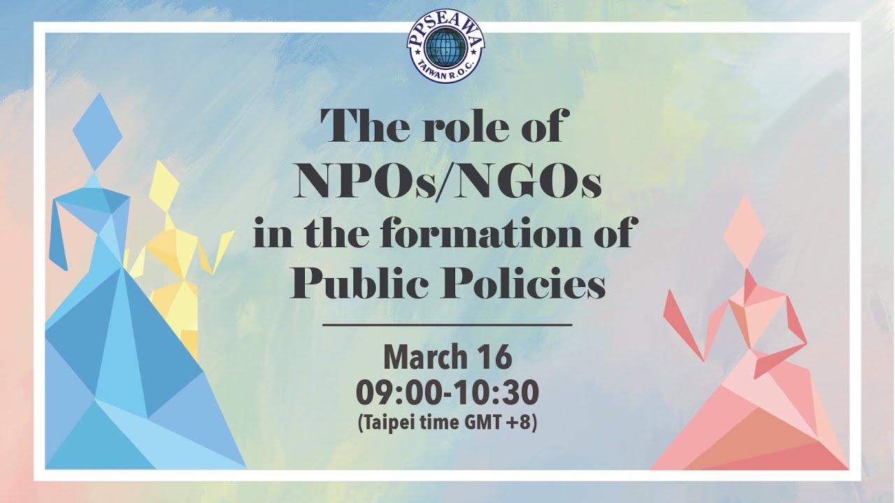 The role of NPOs/NGOs in the formation of public policies - YouTube