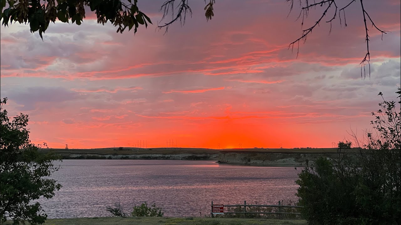 A Beautiful Sunset in a cloudy evening in Saskatchewan - YouTube