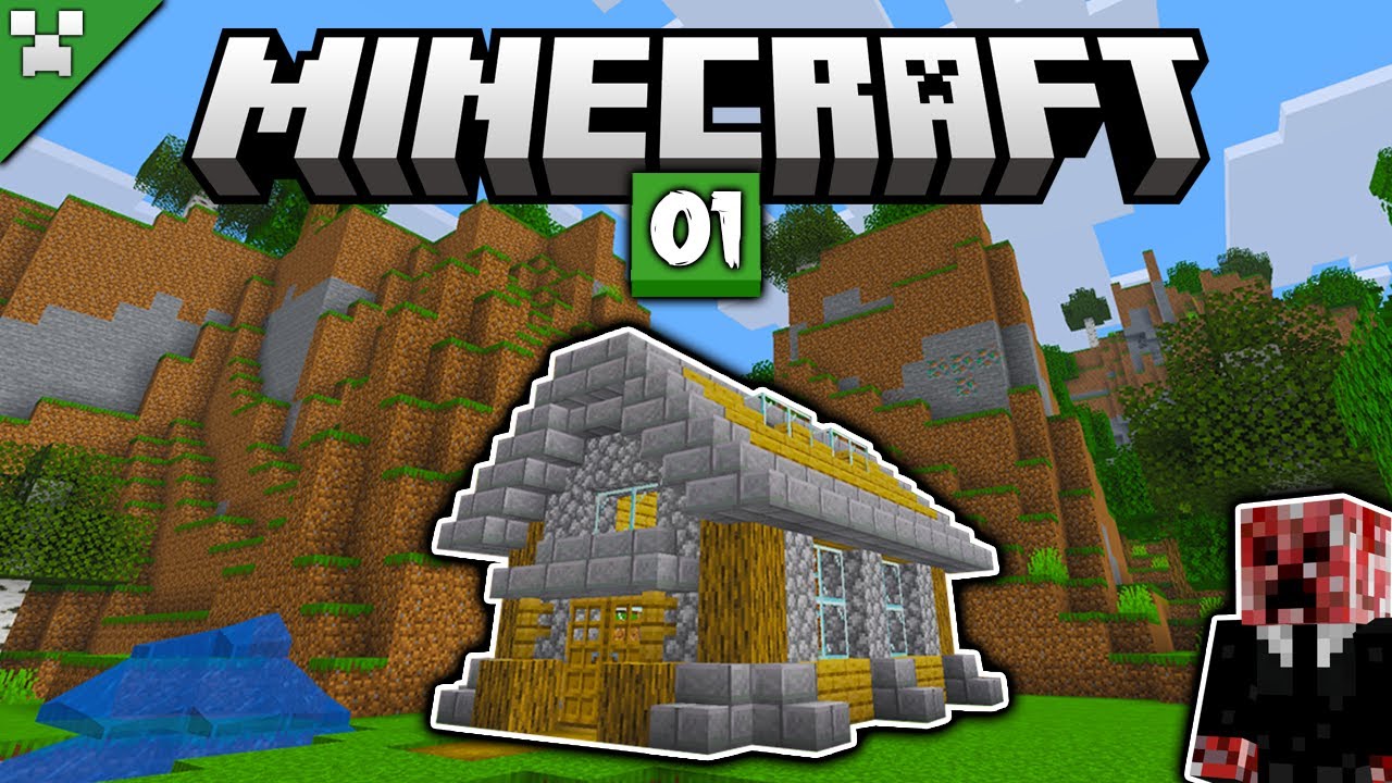 Minecraft Survival Episode 1 | Humble Beginnings! (Python's World) - YouTube