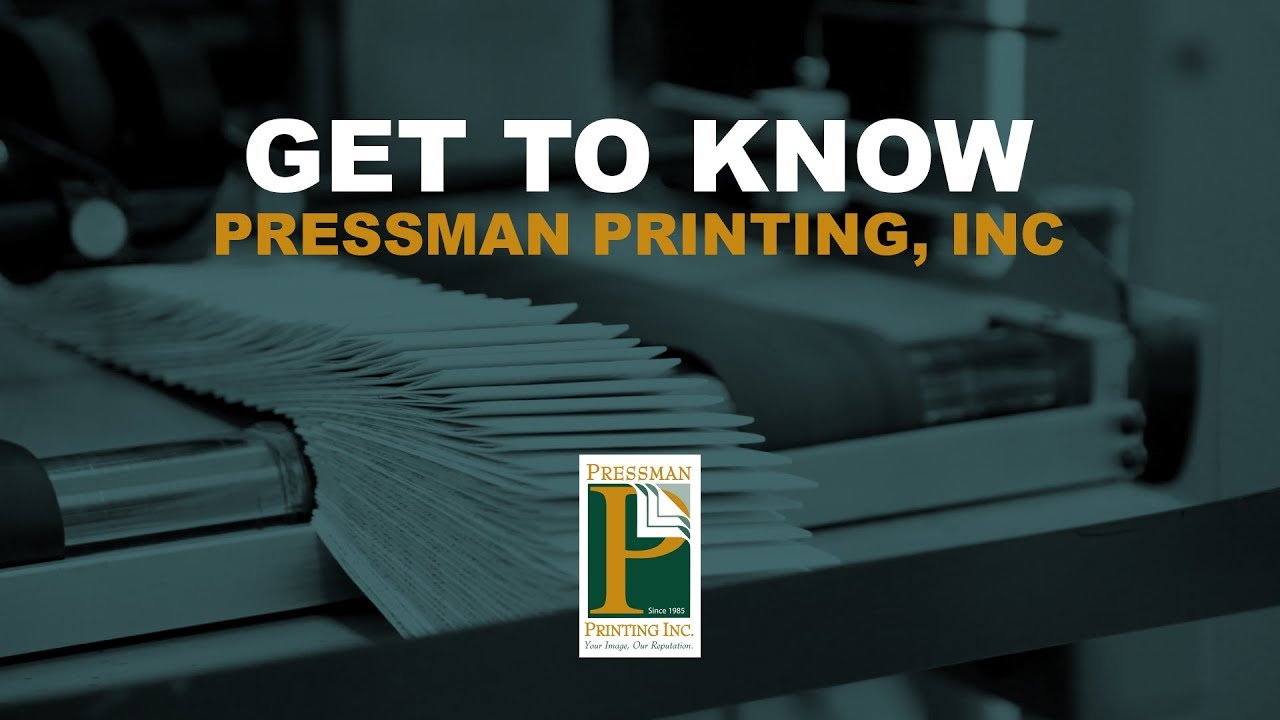 Get to Know Pressman Printing - YouTube