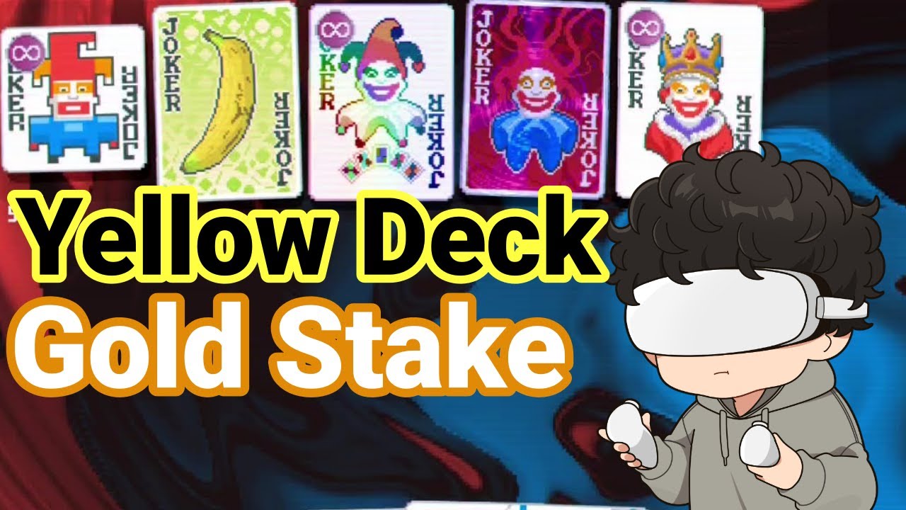 Yellow Deck | Gold Stake | Balatro - YouTube
