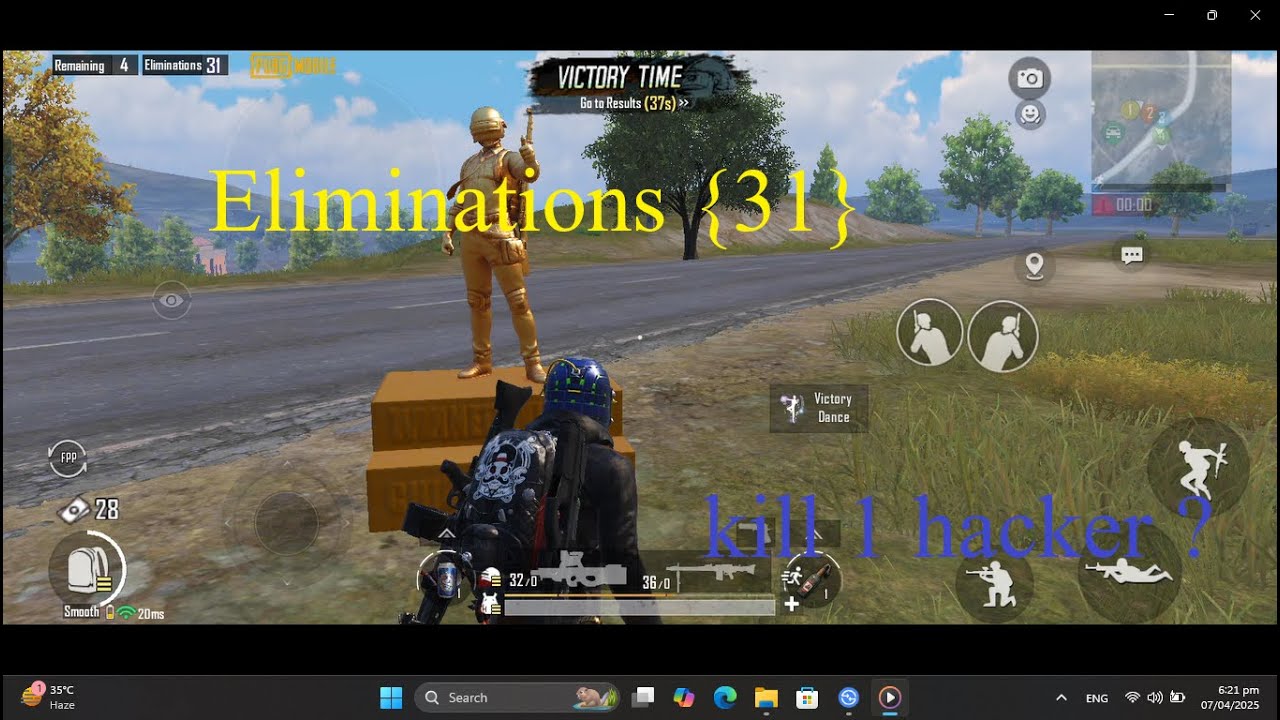 Chicken Dinner /Rush game play with 31 kills - YouTube