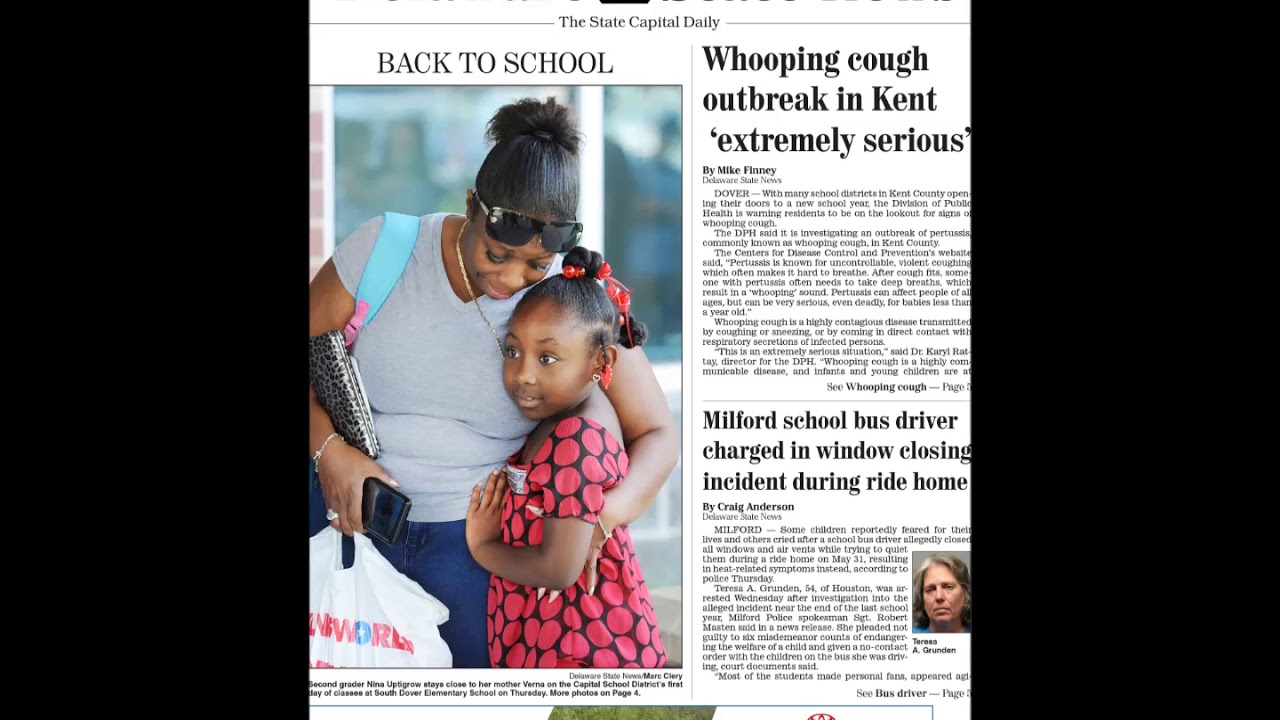 2018 Front Pages Of Delaware State News Youtube