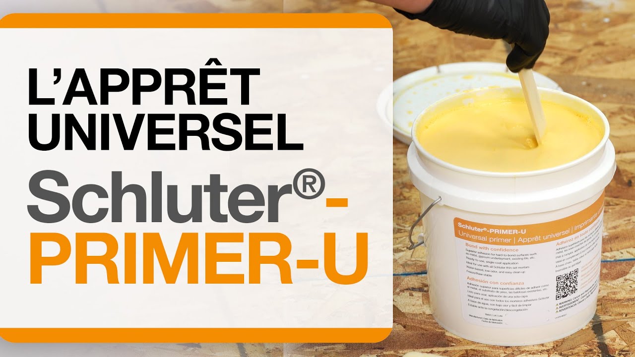 L’apprêt universel Schluter®-PRIMER-U pour les substrats difficiles à ...