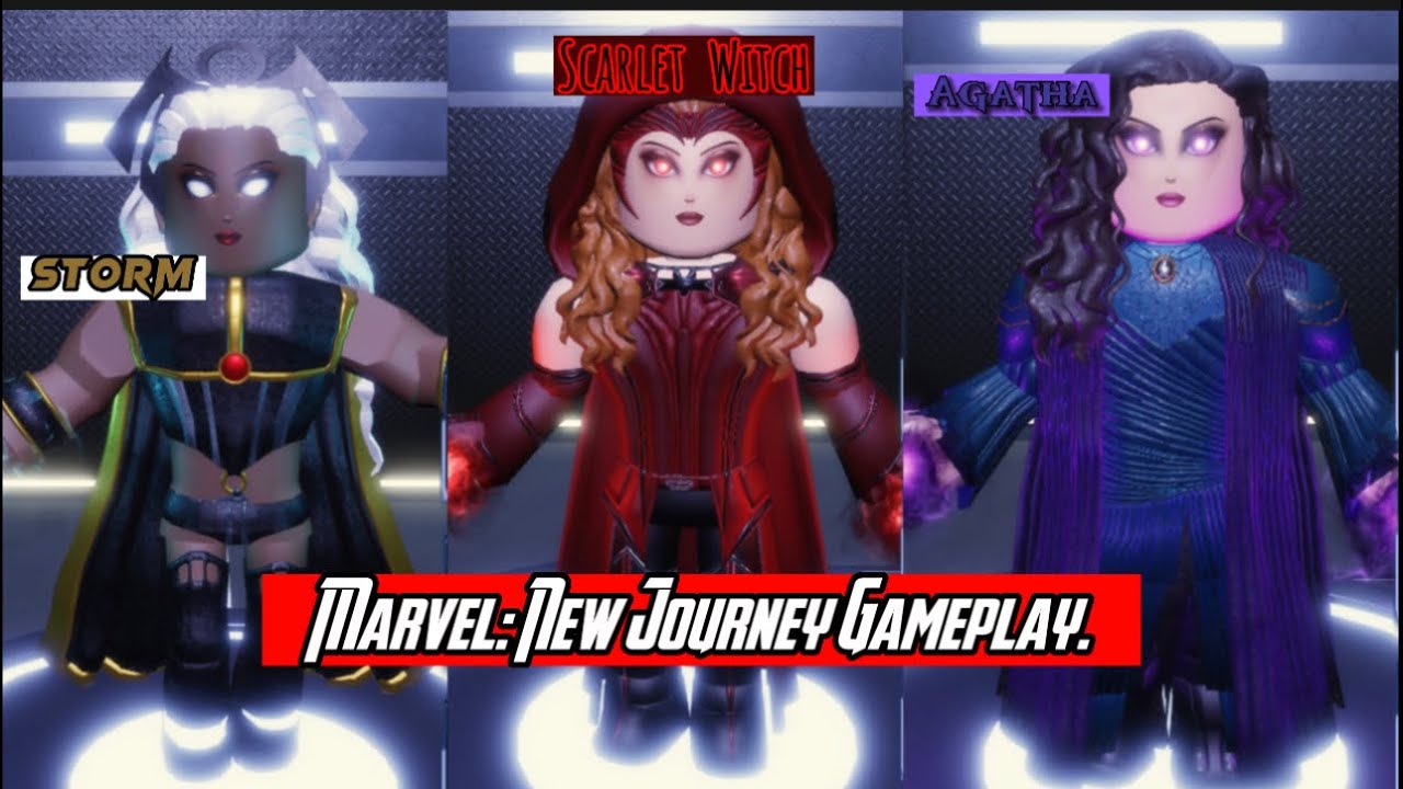 Marvel: New Journey Gameplay (Roblox) STORM+ SCARLET WITCH+ AGATHA ...