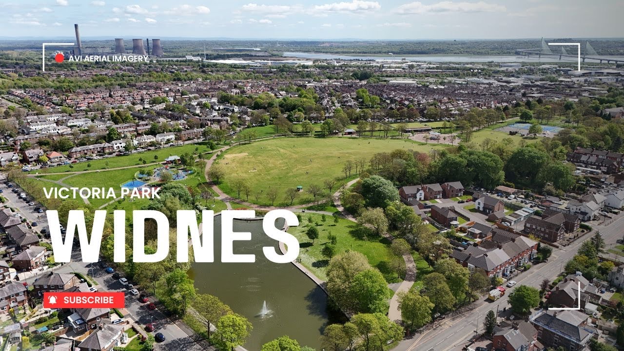Victoria Park: A Aerial Journey Through Widnes' Green Gem - YouTube