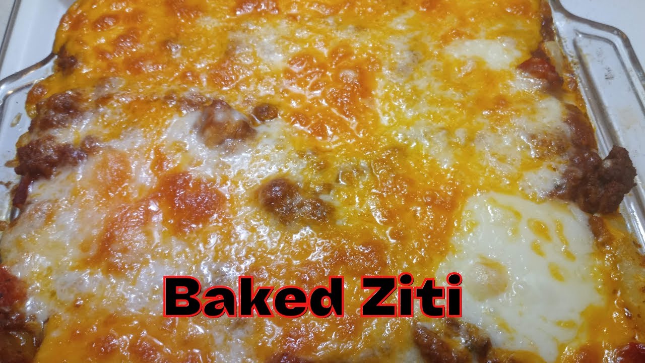 Baked Ziti Recipe| First Time Making It| Pasta Recipe - YouTube
