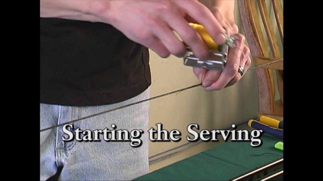 Two Ways to Serve a Bow String - YouTube