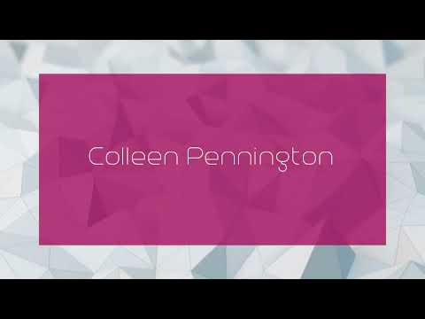 Colleen Pennington - appearance - YouTube