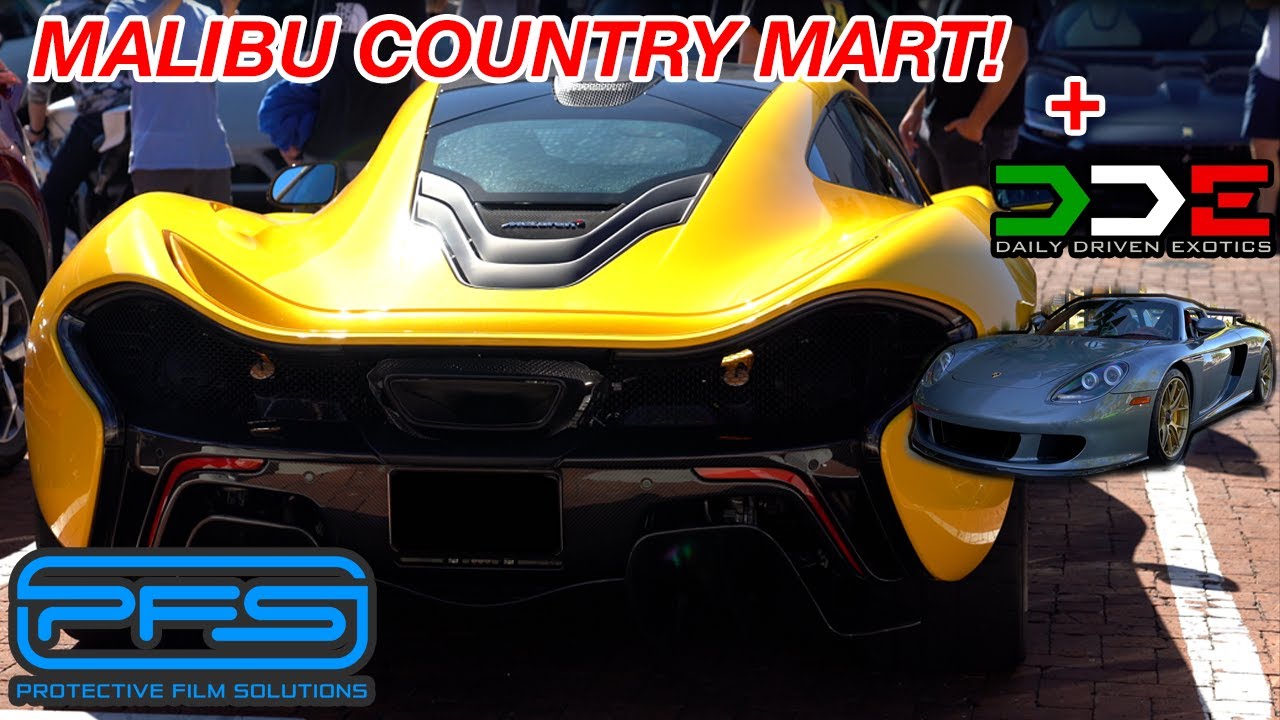 MALIBU COUNTRY MART CARS AND COFFEE + DDE CGT! | PROTECTIVE FILM ...