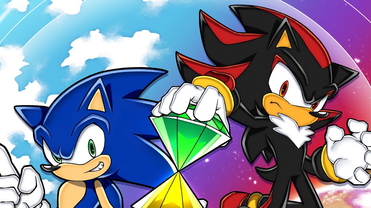 🌀Sonic & Shadow💥 SA2 - Dreamcast Collab - Timelapse - YouTube