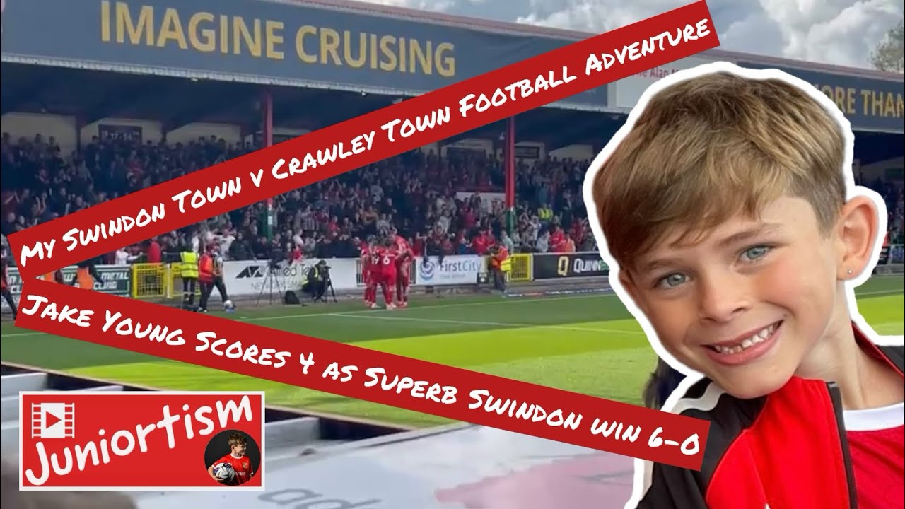 My Swindon Town v Crawley Town Football Adventure - Jake Young Scores 4 ...