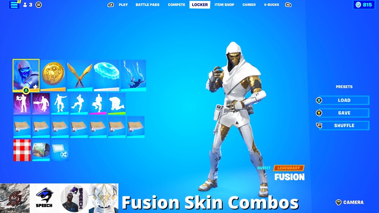 Fusion Skin Combos (Fortnite Battle Royale) - YouTube