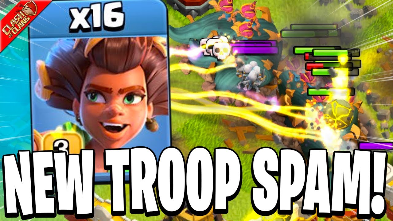 The NEW Root Rider Troop Plows Through Bases! - Clash of Clans - YouTube