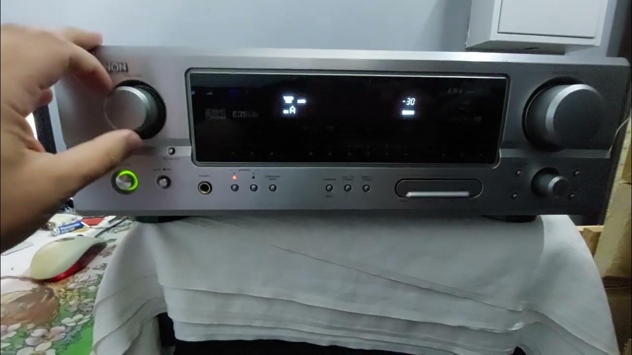Denon avr 1906 reciver. test. Ресивер денон. - YouTube