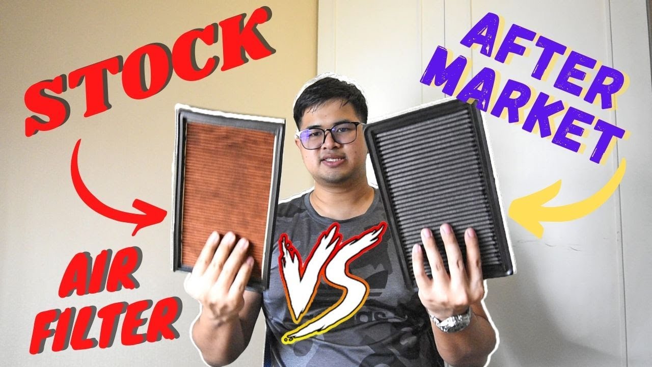 Ep5 Difference between stock air filter and after market air filter ...