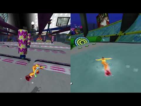 SSX (2000) VS SSX Tricky - Tokyo Megaplex Comparison - YouTube