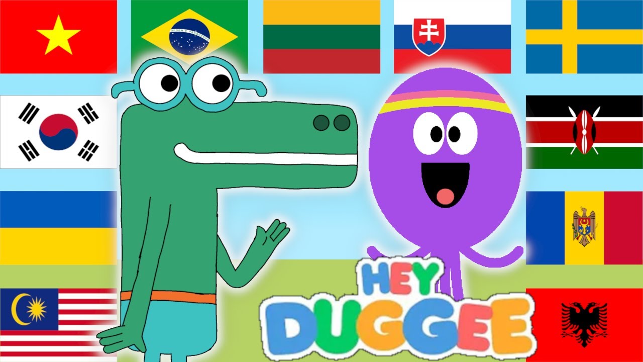 Hey Duggee in different languages meme - YouTube