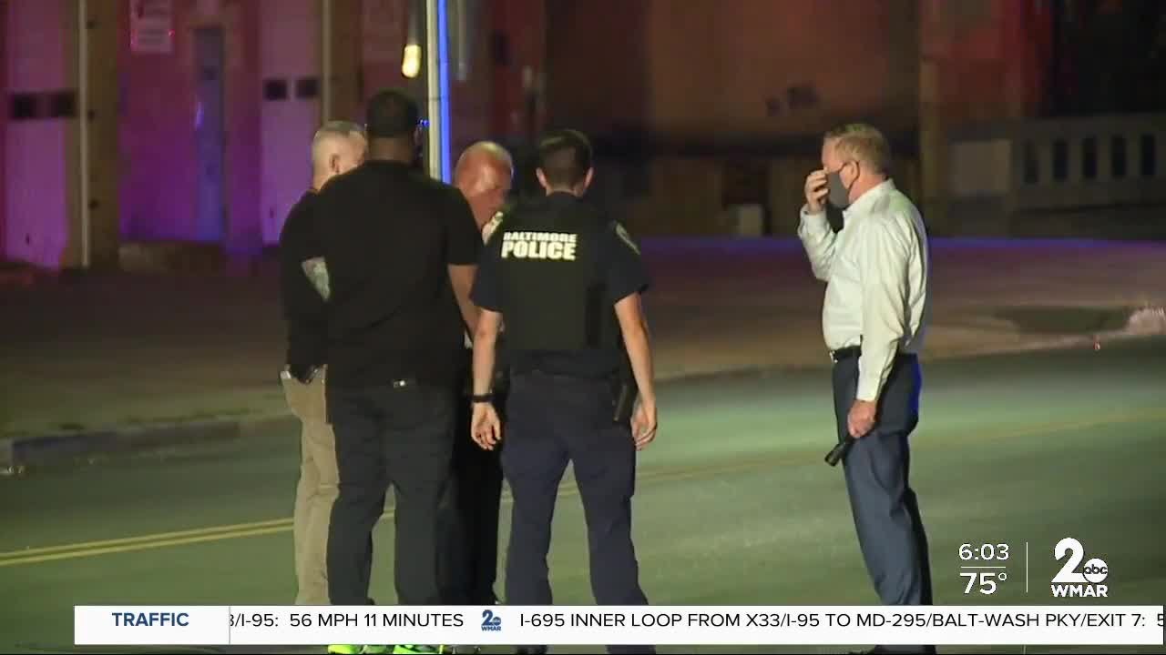 Officer taken to Shock Trauma following shooting - YouTube