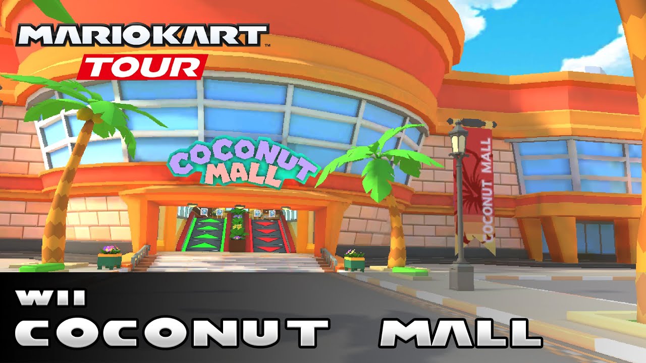 Mario Kart Tour - Wii Coconut Mall (All Variants) - YouTube