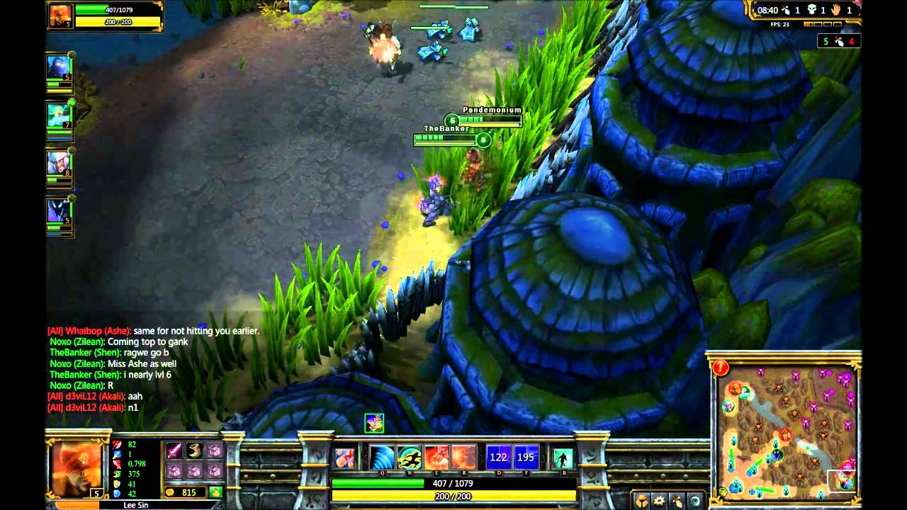 League of Legends 5v5 gameplay with live dual commentary 11 - Lee Sin ...