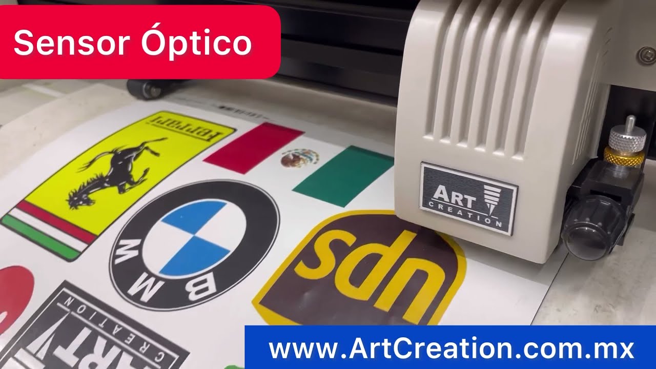 Art Creation - Plotter de Corte - Suaje de imán - YouTube