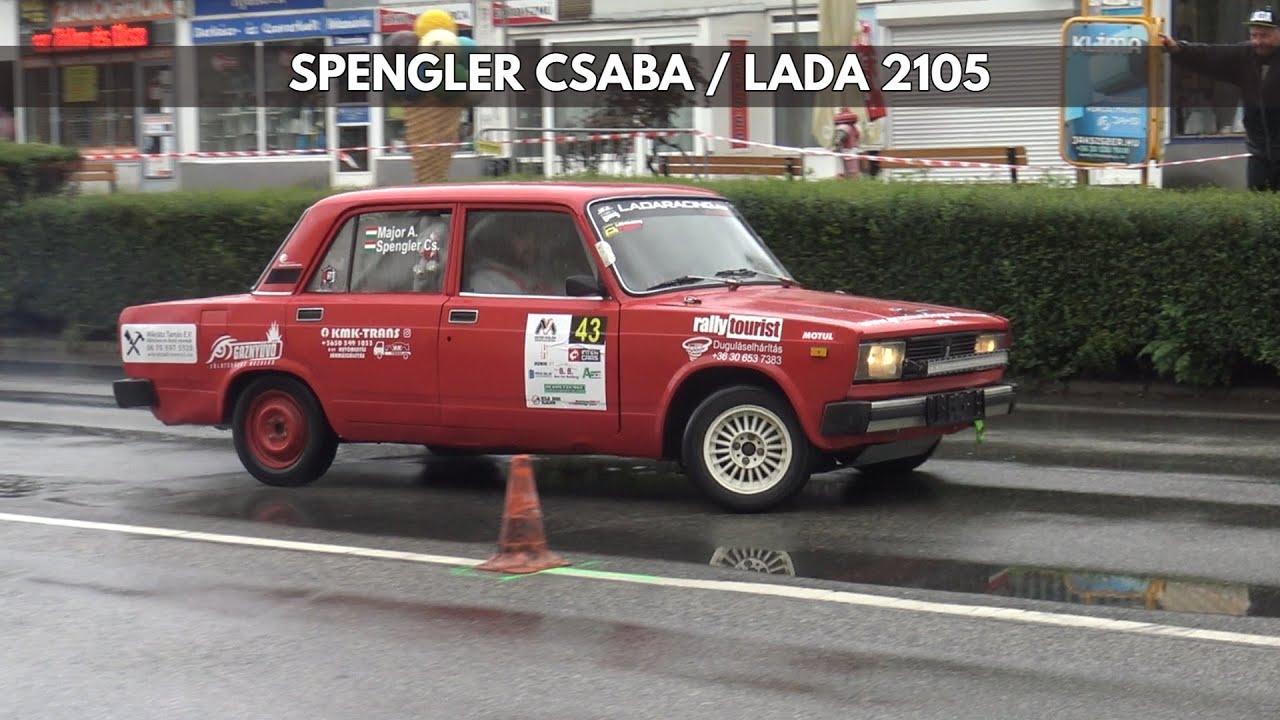 Spengler Csaba / Lada 2105 / Komlói óriásszlalom 2024. - TheLepoldMedia - YouTube