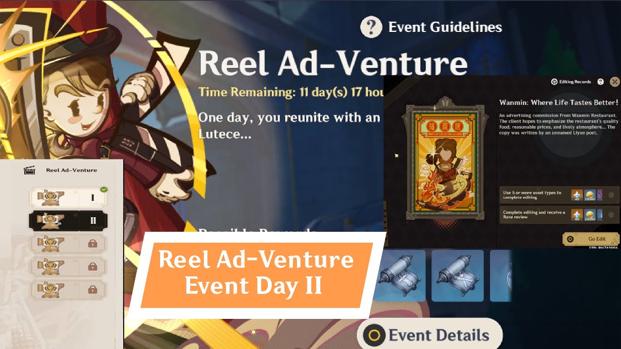 How To Play Complete AdVenture Event Day 2 | Fontaine Editing ...