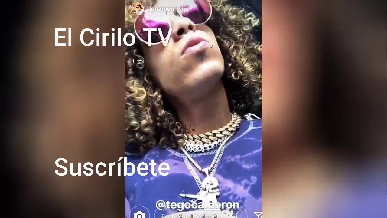 Jon Z Escuchando A Tego Calderón Fumando - YouTube