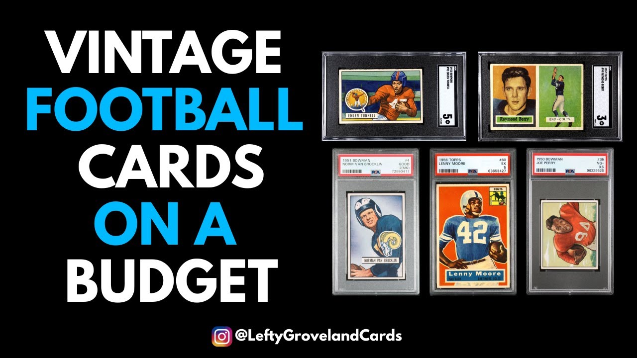 Episode 60 - Vintage Football Card Collecting On A Budget - YouTube