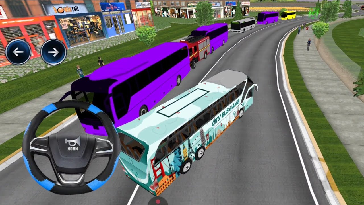 Modern Bus Simulator game || Bus wala game || Gadi wala game || Bus ...