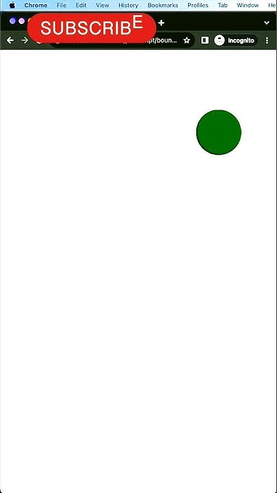 Bouncing ball animation using HTML and CSS #shorts - YouTube