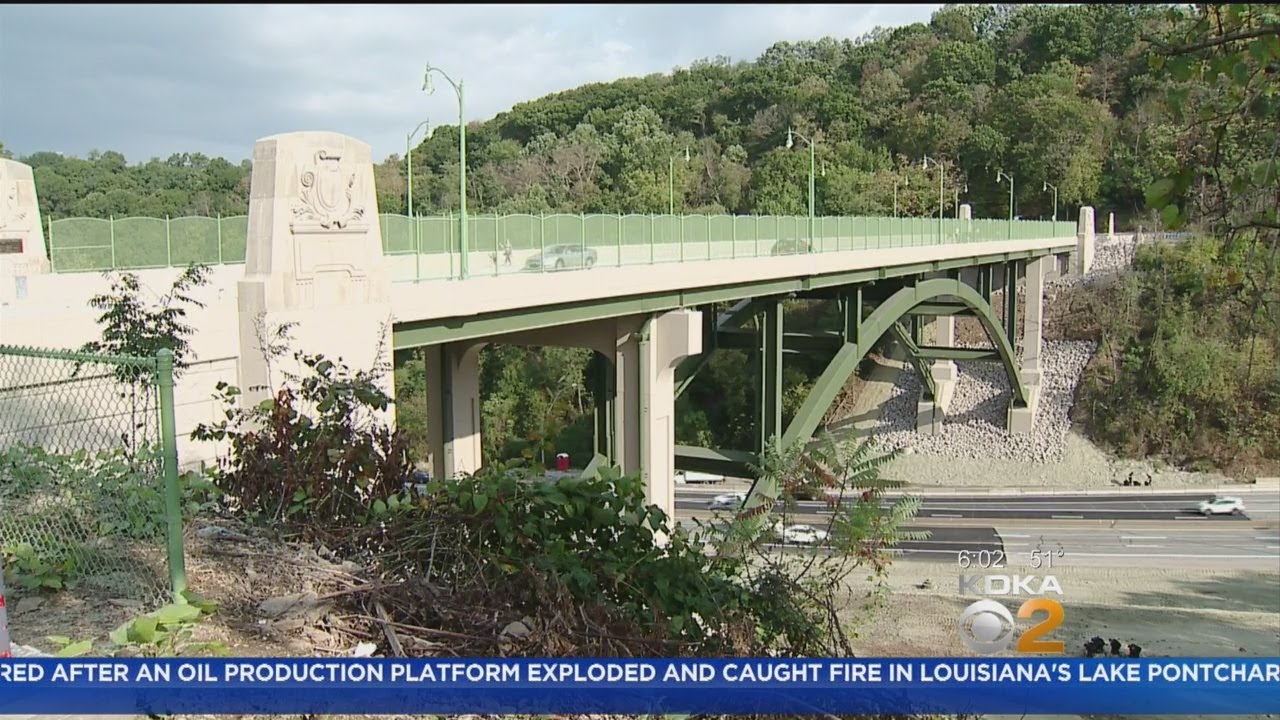 Commuters Get First Look At New Greenfield Bridge - YouTube